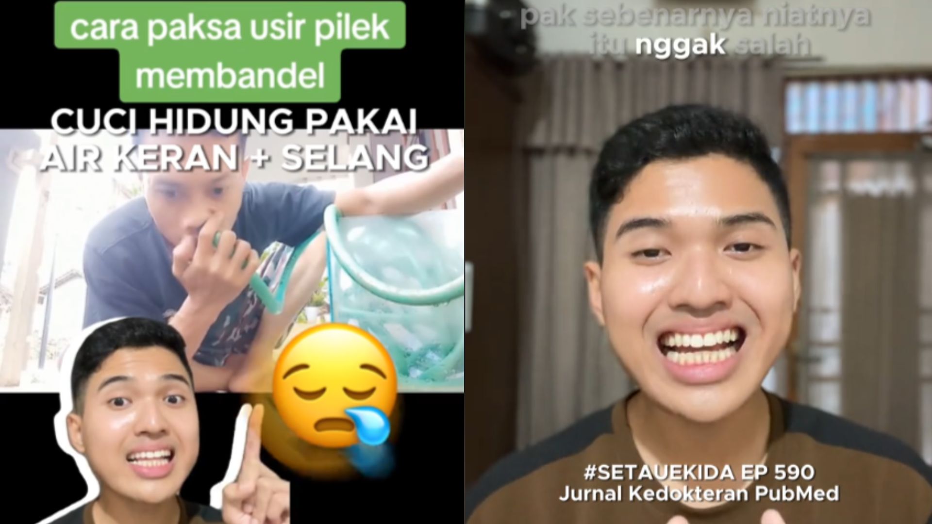 Bahaya Cuci Hidung dengan Selang dan Air Keran