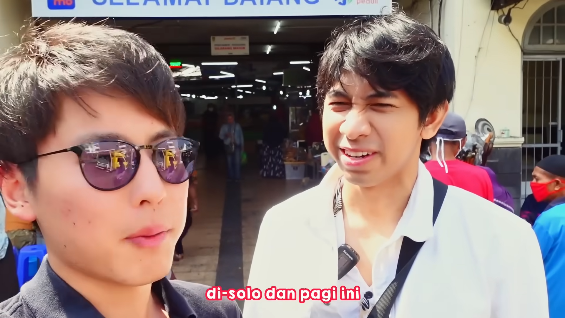 Tomohiro Kunjungi Pasar Tradisional di Indonesia